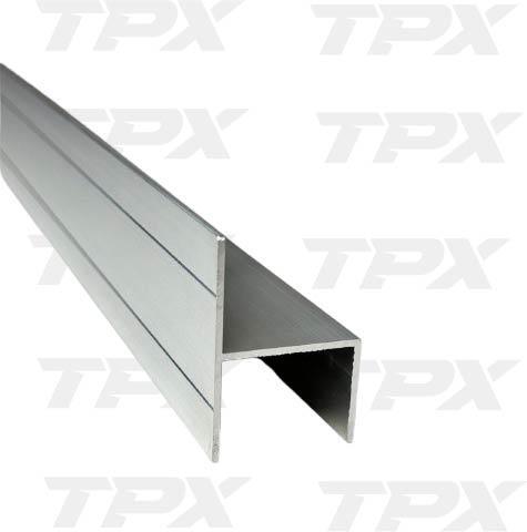ALUM CHAIR RAIL TRIM PLAIN - 94" 8FT/PC – TPX