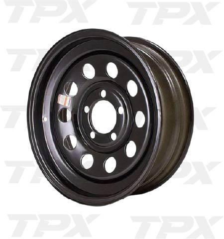 BLACK MOD WHEEL 15"x5" 5 ON 4-1/2 – TPX